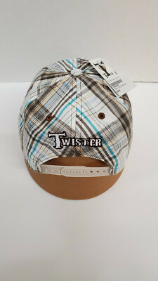 Men's Twister Baseball Cap Plaid Logo 3D Logo Multi Color | eBay
