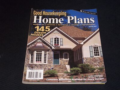 2002 SPRING GOOD HOUSEKEEPING HOME PLANS MAGAZINE - DREAM HOUSES COVER ...