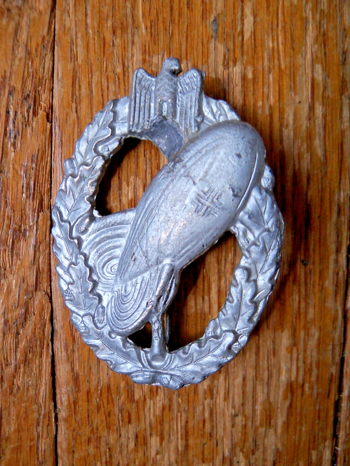 German WW2 1957 Army Heer Veteran Balloon Observer Badge in Silver | eBay