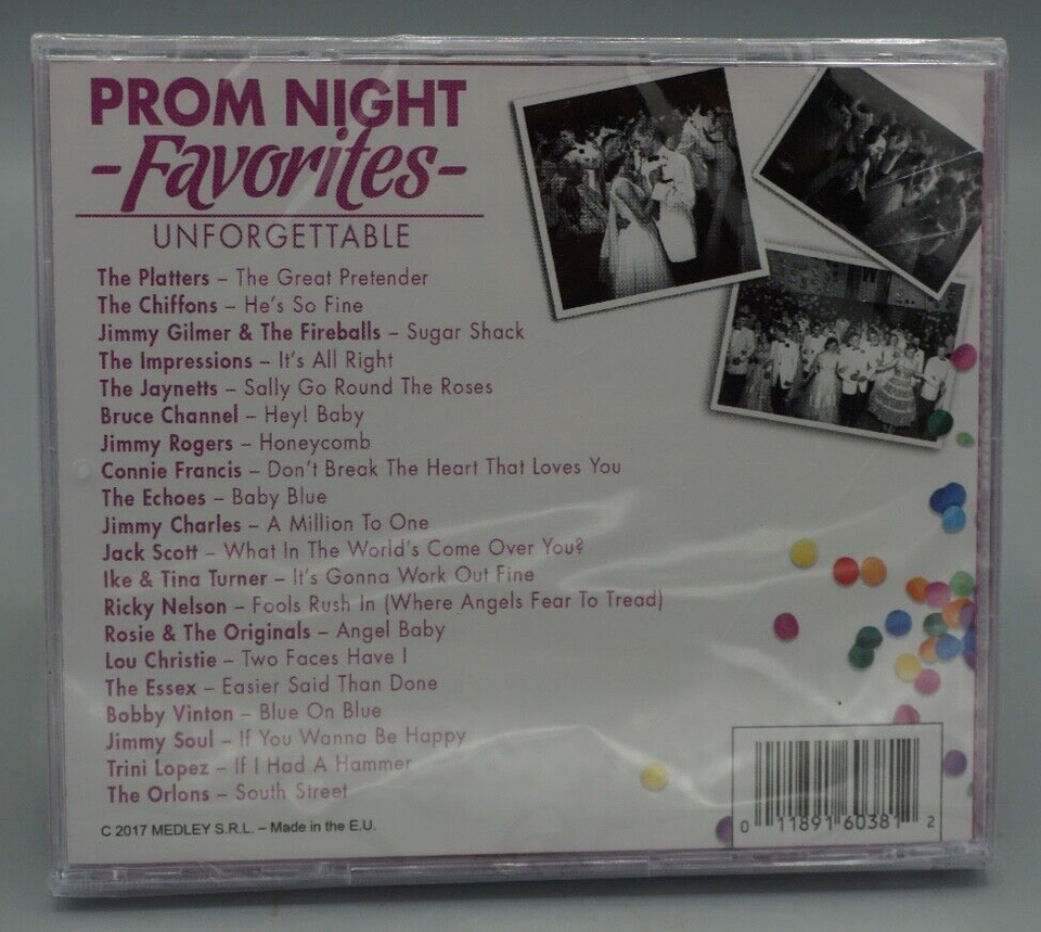 Prom Night Favorites: Unforgettable (SEALED CD) IMPORT | eBay