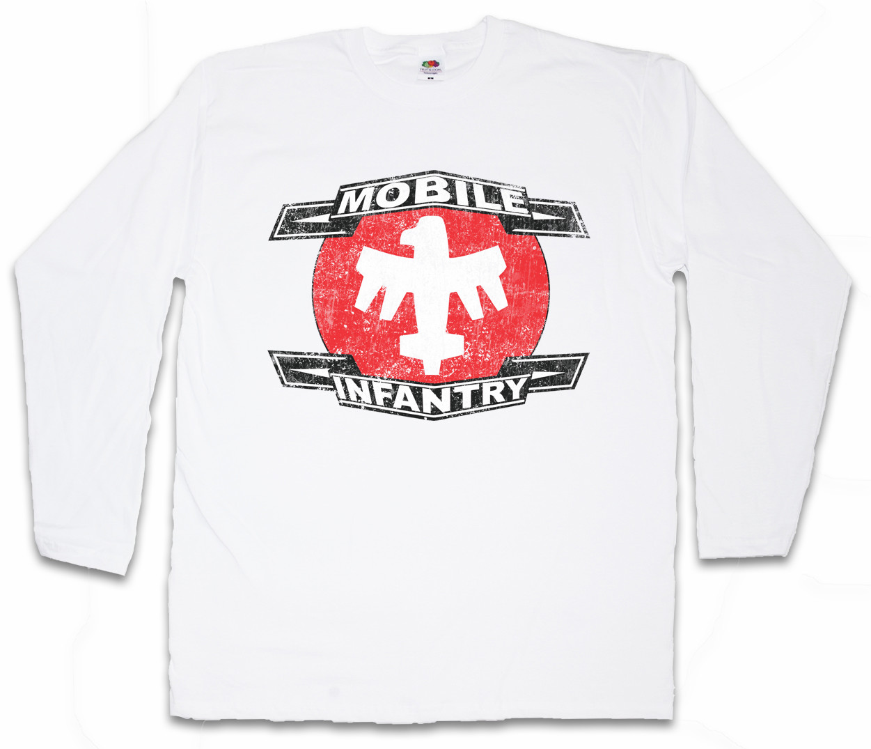 MOBILE INFANTRY LOGO MEN LONG SLEEVE T-SHIRT Starship Army Squad ...