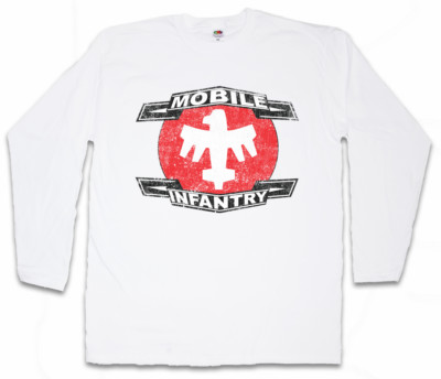 MOBILE INFANTRY LOGO MEN LONG SLEEVE T-SHIRT Starship Army Squad ...