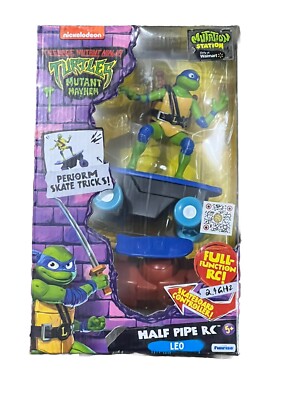 Teenage Mutant Ninja Turtles Half Pipe Remote Control RC Leonardo (Leo ...