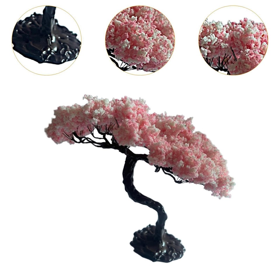 Model Tree Crafts Cherry Blossom Tree for Train Scenery Landscape ...