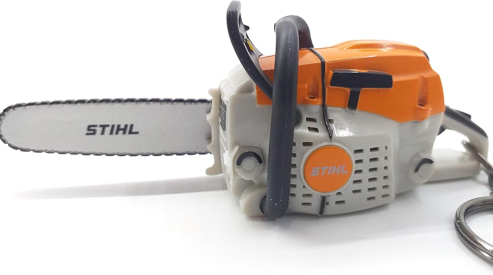 Stihl Battery Operated Chainsaw Keyring | eBay