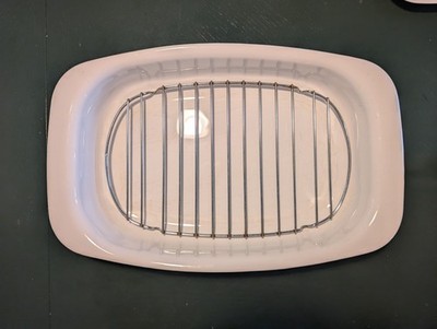 Vintage Corning Ware Blue Cornflower P-21 Roaster Pan with Rack | eBay