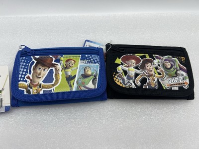 Disney Toy Story Small Tri-Fold Wallets (Set Of 2-Black & Blue) | eBay