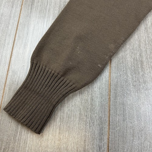 DSCP Garrison Collection Sweater Henley Men L Brown US Military OD 5 ...