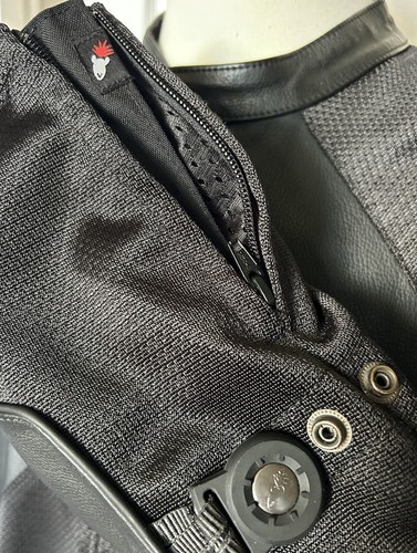 Joe Rocket Motorcycle Jacket Mens 48 Black Genuine Leather Padded ...