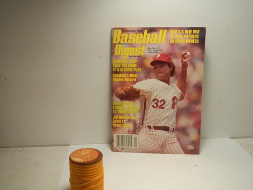 Vintage Magazine Baseball Digest Sept 1980 Philadelphia Phillies Cover ...