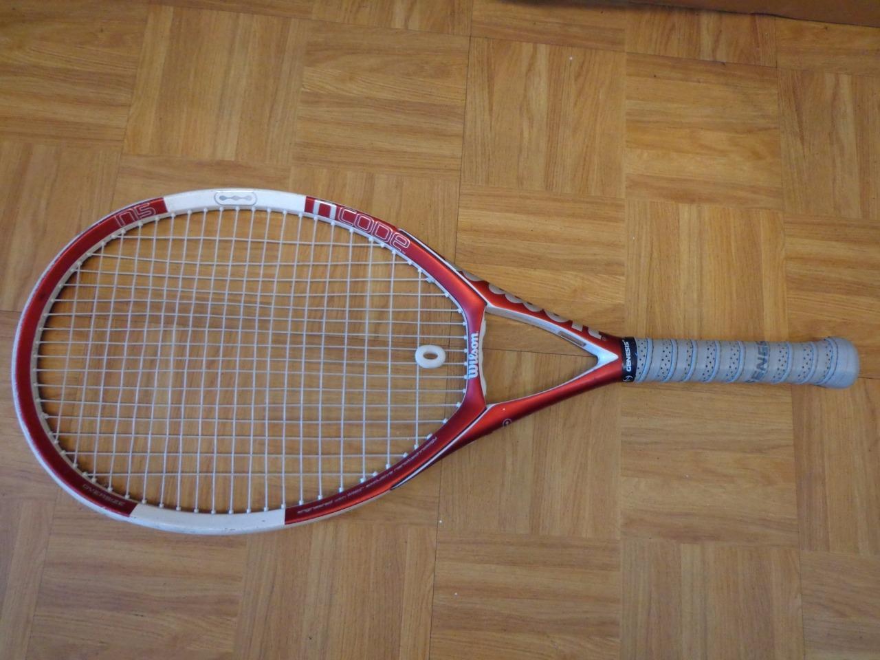 Wilson Ncode N5 Oversize 110 head 4 1/2 grip Tennis Racquet | eBay