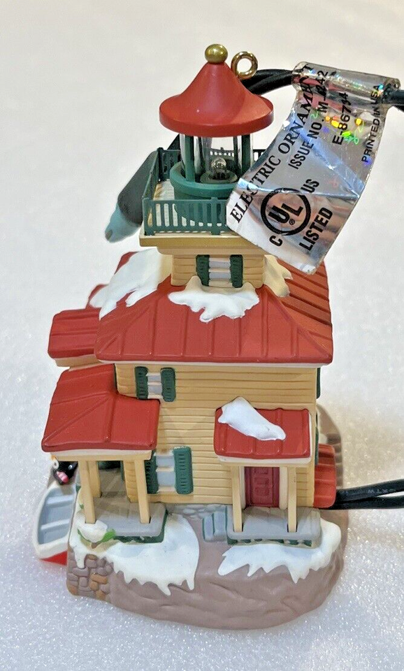 2002 Lighthouse Greetings Magic Series Flashing Light Hallmark Keepsake ...