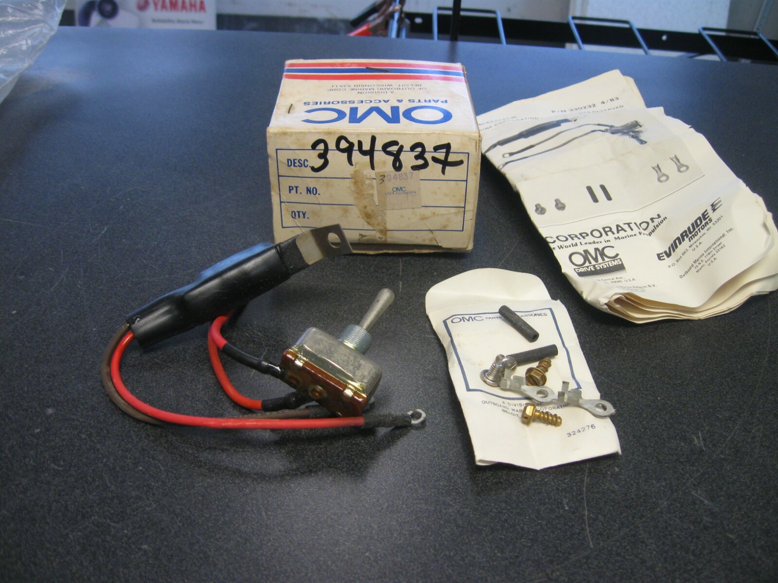 OMC Evinrude Johnson trolling motor arc suppressor switch kit 0394837 ...