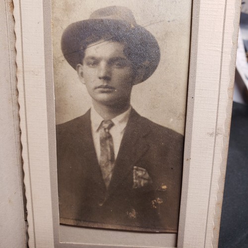 Jess Helvey Handsome Young Man Hat Antique Photo | eBay