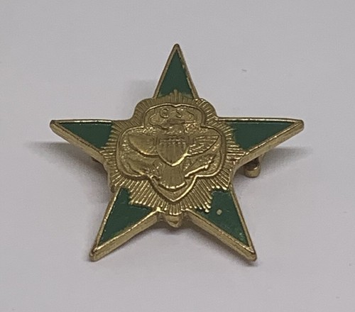 Vtg Girl Scouts Five 5 Point Star 1950s Logo Award Lapel Pin (196) | eBay