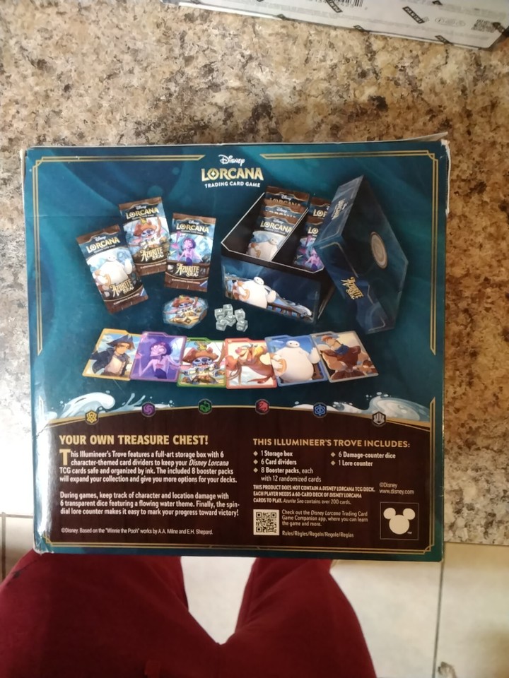 Disney Lorcana Azurite Sea Illumineer's Trove - Brand New Sealed - FREE ...