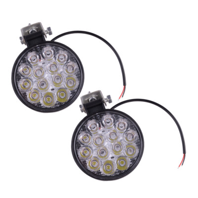 2pcs 12V 42W LED Work Light Spot Lights Fit for Truck Off Road Tractor ...