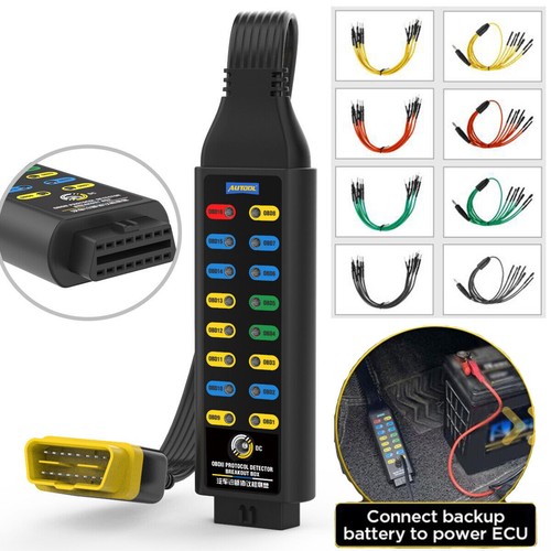 OBD2 Breakout Box OBDII Protocol Detector Car CAN Test Box Diagnosis ...