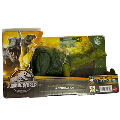 Jurassic World Dinosaur Toy Nigersaurus with Roar Sound & Attack Action ...