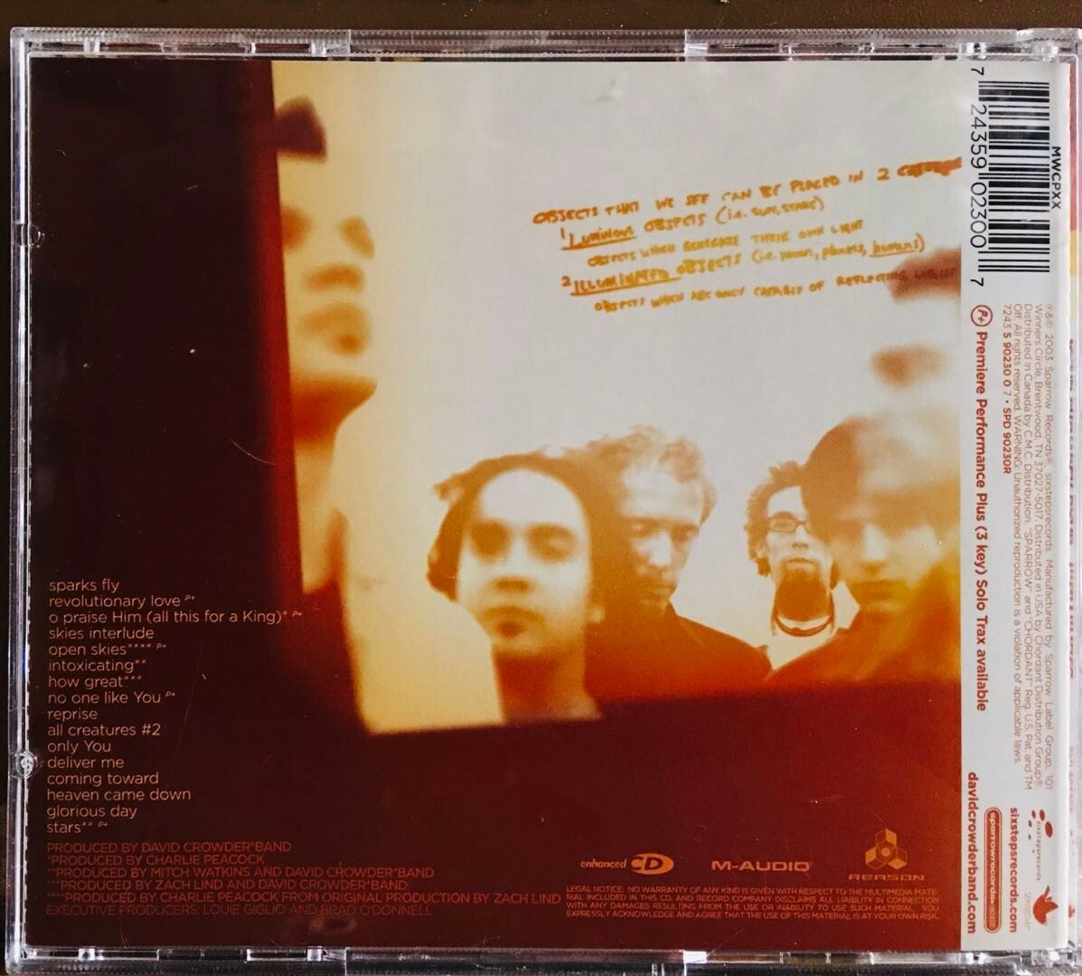 Illuminate by David Crowder* Band ( Enhanced - Music - CD - 2003 Six ...