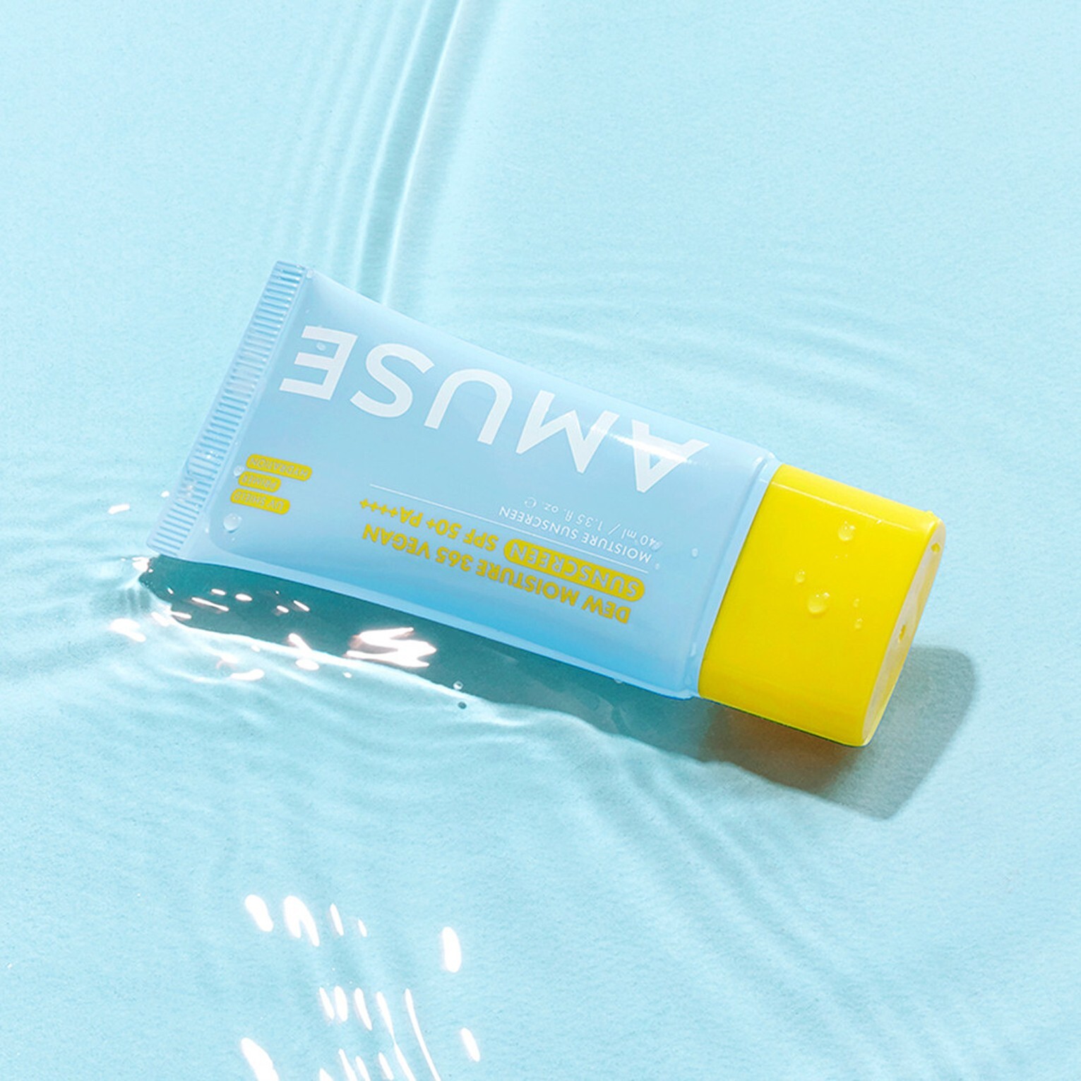 AMUSE Dew Moisture 365 Vegan Sunscreen 1.35oz / 40ml SPF50+ PA++++ K ...