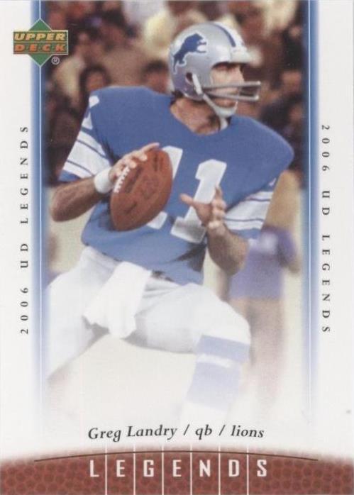 Las mejores ofertas en 2006 UD Legends Greg Landry #34 | eBay