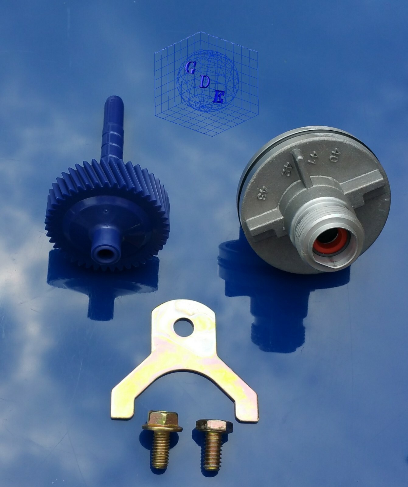 GM TH 4L60 350 700R4 TRANSMISSION SPEEDOMETER KIT 43 DRIVEN GEAR ...
