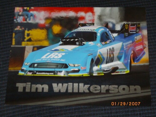 2019 TIM WILKERSON LRS INC. FORD FUNNY CAR NHRA POSTCARD | eBay