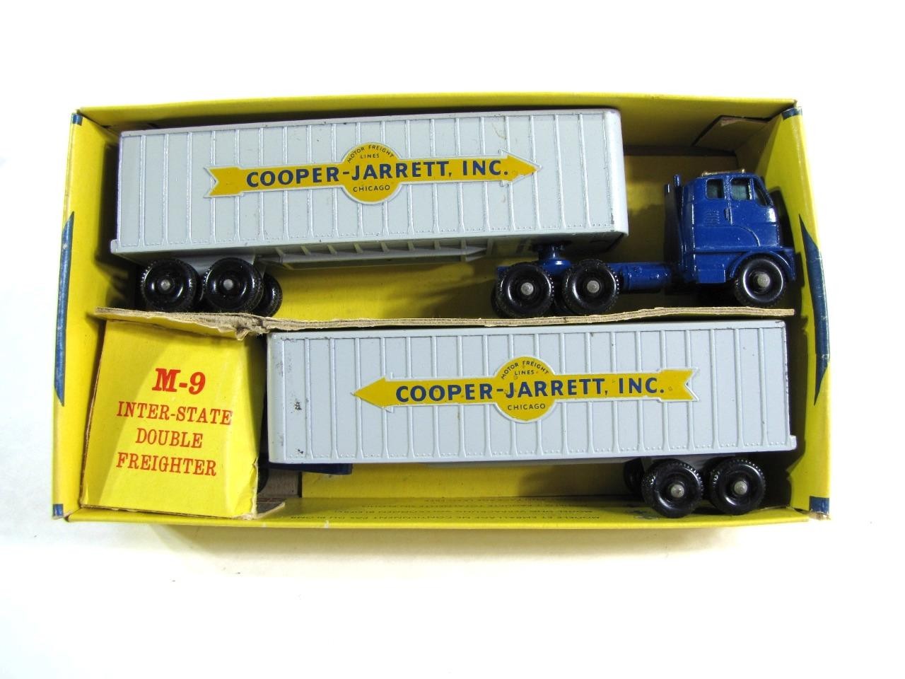 MATCHBOX LESNEY MAJOR PACK M-9 COOPER JARRETT DBL FREIGHTER *YELLOW ...