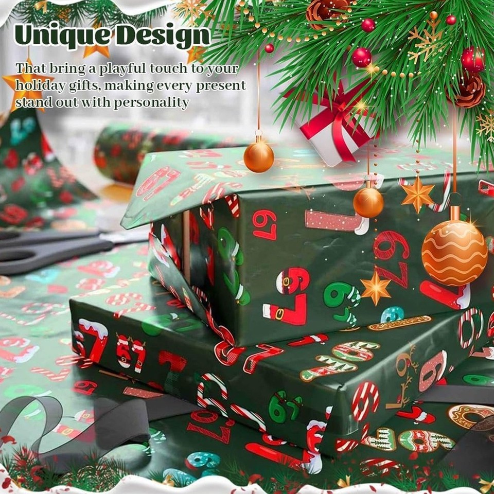 67 Christmas Wrapping Paper, 6 7 Meme Wrapping Paper, 67 Meme Funny ...