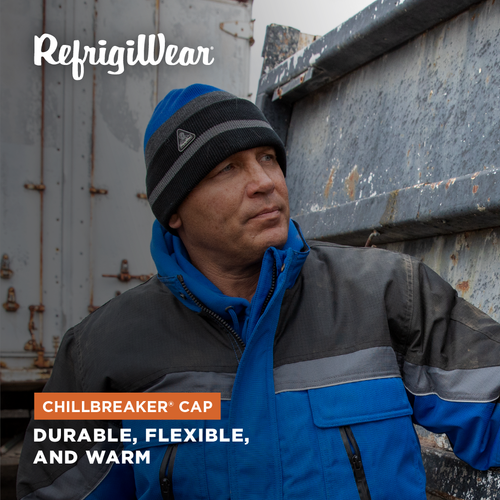 RefrigiWear ChillBreaker Cap - Insulated Headwear for Extreme Cold ...