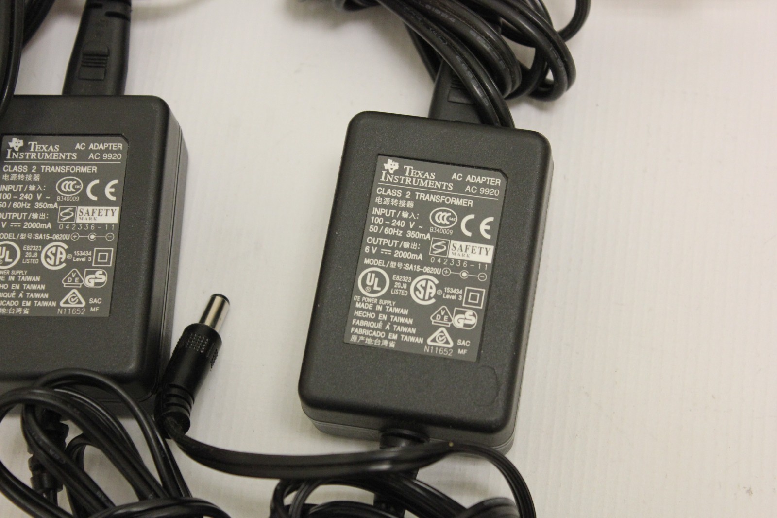 (2) Texas Instruments AC 9920 AC Adapter Power Supply | eBay