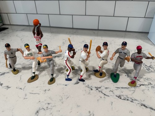 Lot of (9) Loose Starting Lineup Figures Bash Brothers, Dominique ...