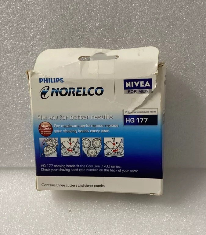 New In Package Philips Norelco HQ177 Nivea CoolSkin Shaver Razor Head ...