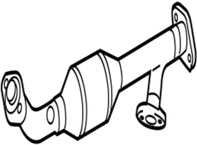 17410-31380 Toyota Pipe assy, exhaust, front 1741031380, New Genuine ...