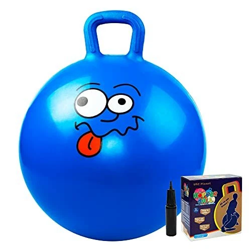 Blue Bouncy Ball