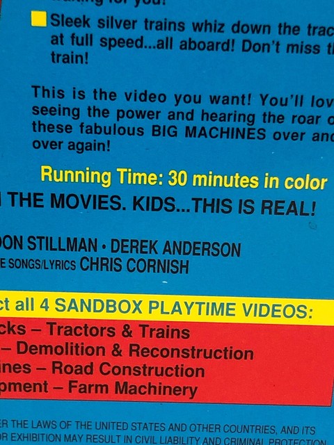 Big Trucks Tractors & Trains VHS 1994 084296059782 for sale online | eBay