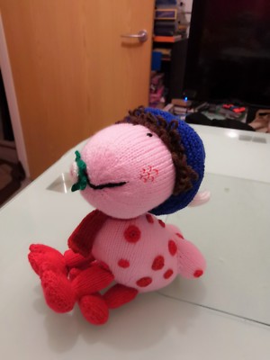 New Hand Knitted Ermintrude The Cow, The Magic Roundabout. Pattern by ...