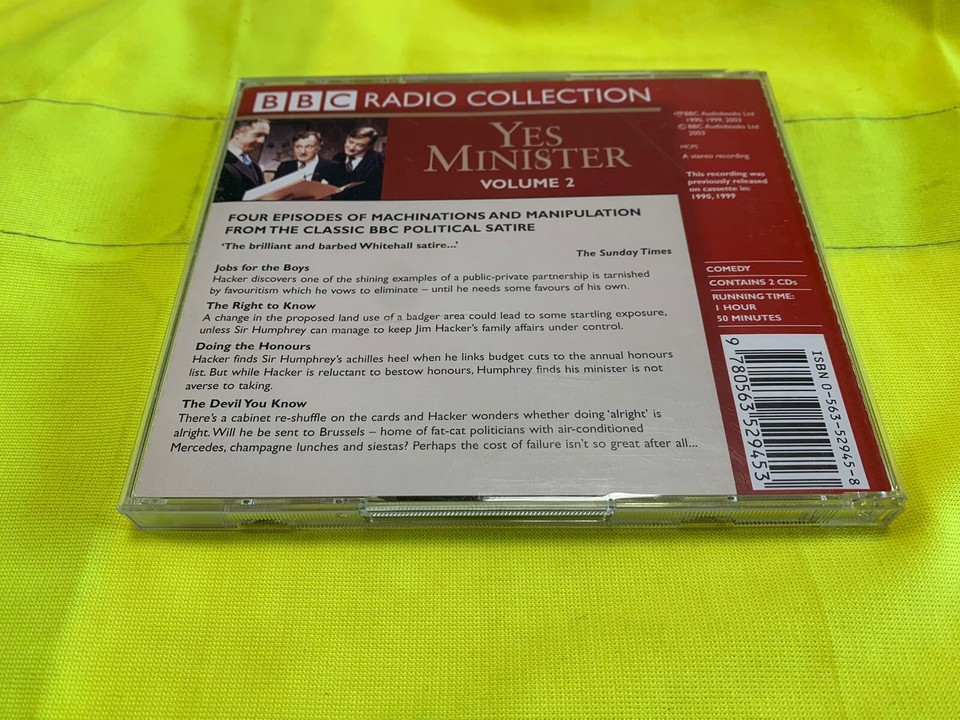 Yes Minister Bbc Radio Collection | eBay