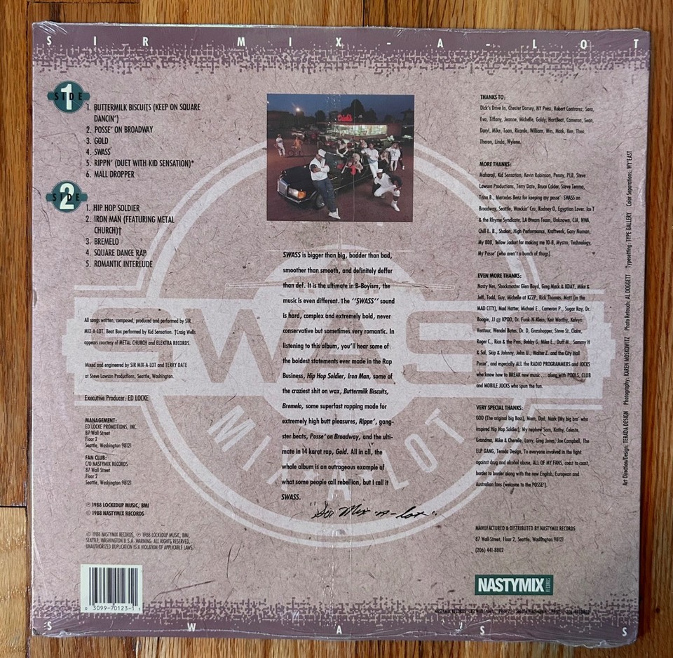 Sir Mix-a-Lot - Swass - LP- Brand New Sealed | eBay
