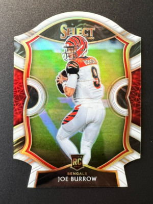 2020 Joe Burrow Select Concourse White Die-Cut Prizm #46 Rookie Card | eBay