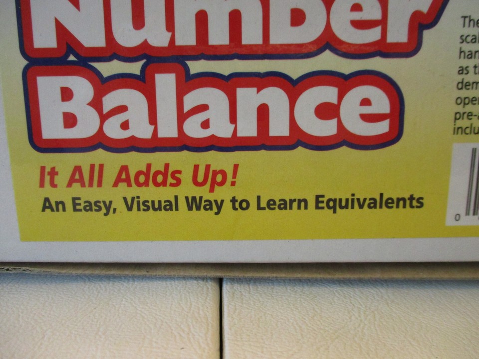 NUMBER BALANCE SCALE 2001 EDUCATIONAL INSIGHTS TEACHERS GUIDE FUN MATH ...