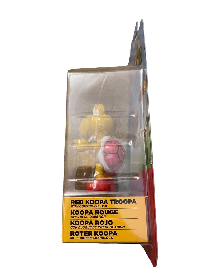 RED KOOPA TROOPA Super Mario World Of Nintendo 4" Figure w/ Question ...