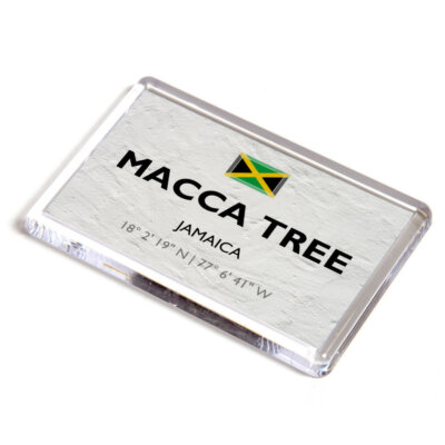FRIDGE MAGNET - Macca Tree - Jamaica - Lat/Long | eBay UK