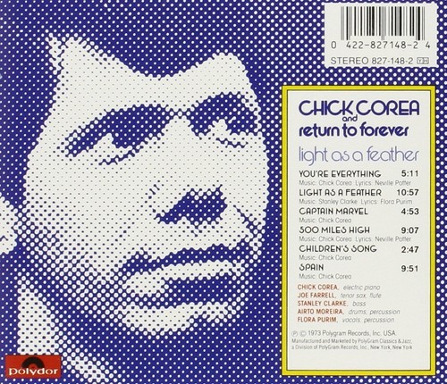 RARE CD DÉDICACÉE ( SIGNED ) CHICK COREA + RETURN TO FOREVER LIGHT AS A ...