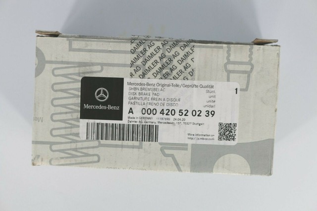MERCEDES-BENZ G W463 REAR BRAKE PADS SET A0004205202 ORIGINAL for sale ...