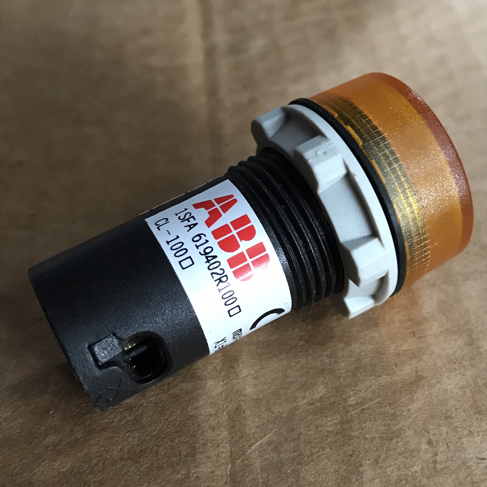 ABB Pilot Indicator Light Lamp - Amber 240v - ABB 1SFA619402R100 - BA ...