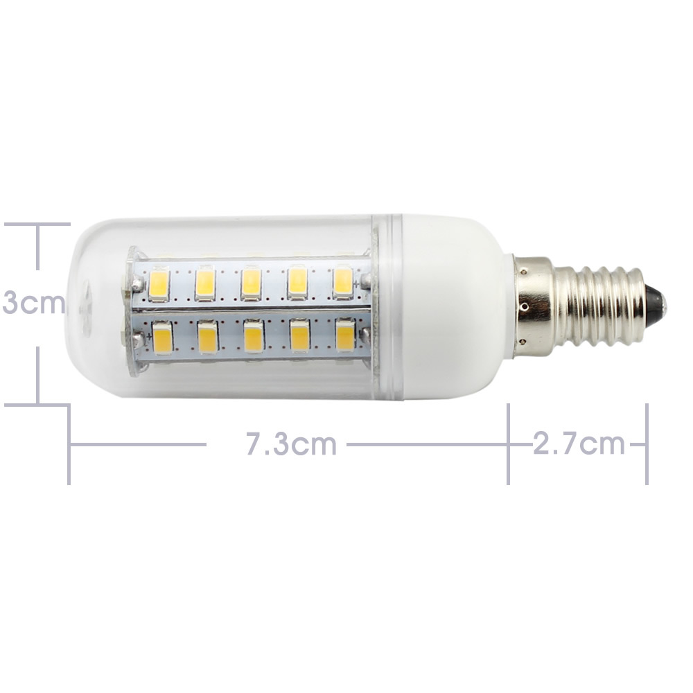 E14 Screw SES LED Corn Light Bulbs 36 LEDs 5730 SMD Spotlight Warm/Cool ...