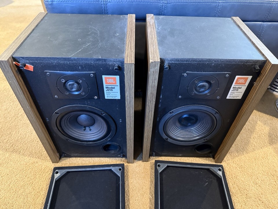 JBL J216A Vintage 2-Way Bookshelf Speakers Pair | eBay