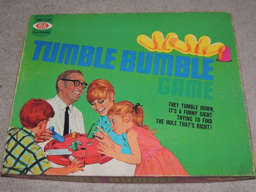 Vintage 1970 Ideal TUMBLE BUMBLE GAME Complete in Box | eBay